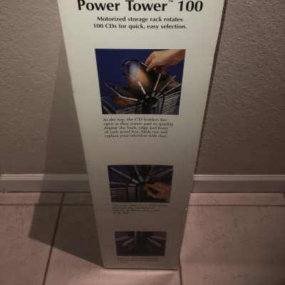 Sharper Image Power Tower 100 Lighted CD Carousal | Reverb