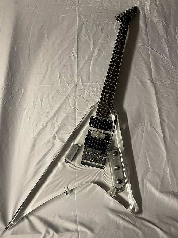 Unbranded Rhoads V Copy Custom Built Acrylic Body 2020s | Reverb