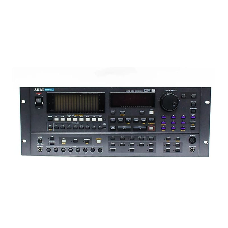 Akai dr-16 - 16-track recorder - HDD SCSI - Digital in/out - | Reverb