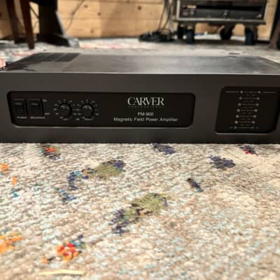 Carver PM900 Power Amplifier + 2 extra long cables | Reverb
