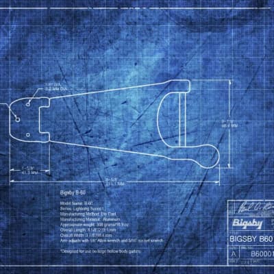 Bigsby B60 Lightning Series Vibrato for Large Hollow Body | Reverb