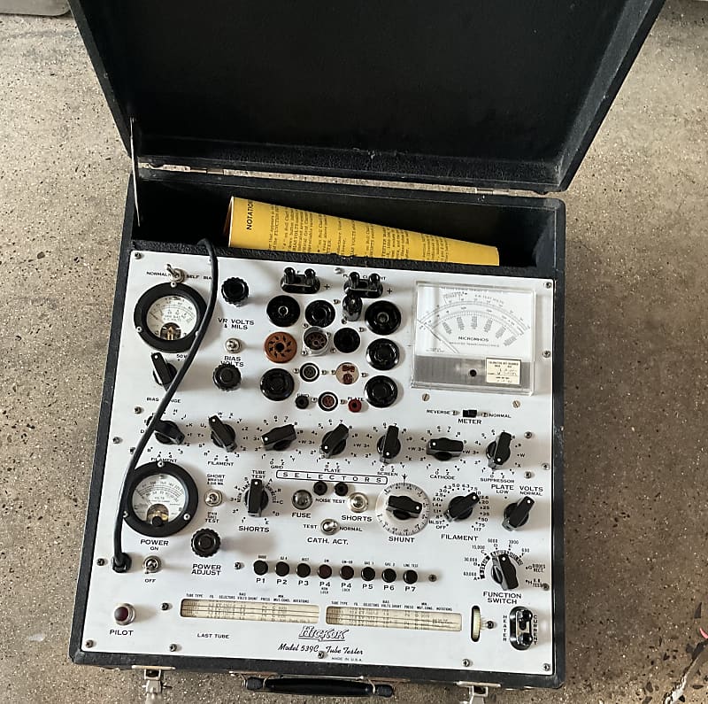 Hickok 539c Tube Tester Black Tolex | Reverb