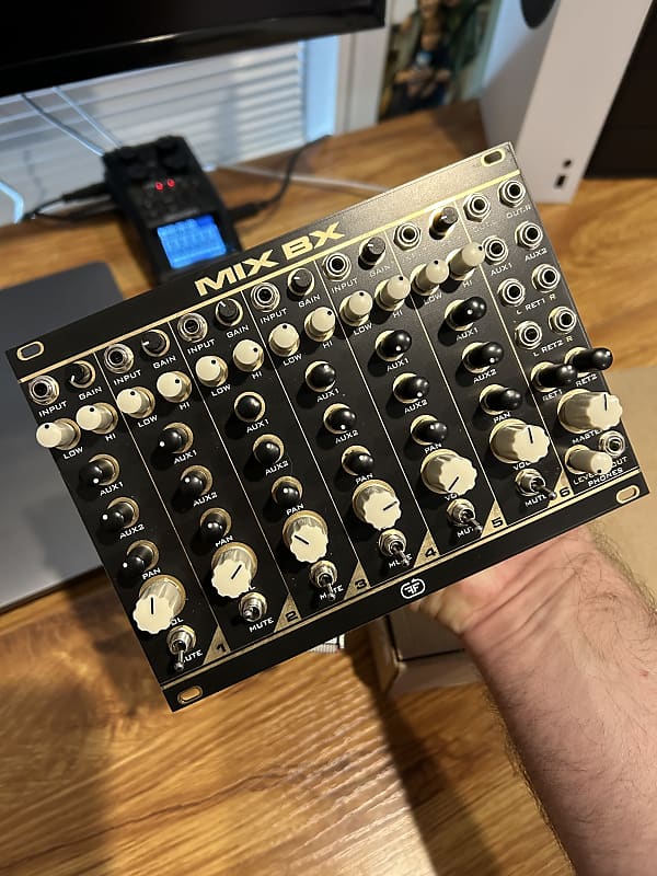 Feedback Modules Mix BX Six Channel Eurorack Stereo Mixer | Reverb
