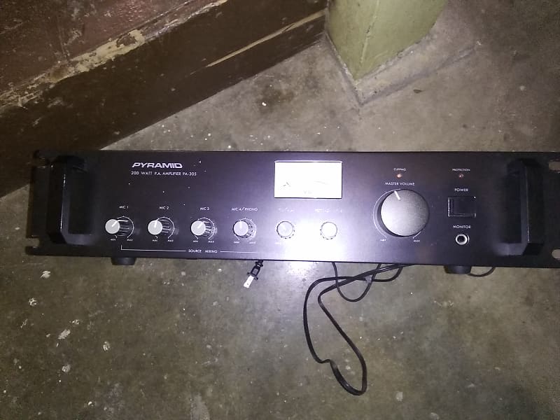 Pyramid PA-305 power amp 200w | Reverb