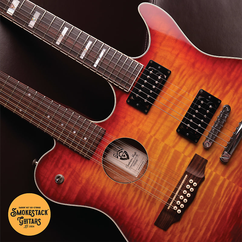 Guild RARE 1999 Custom Shop Slash Crossroads Doubleneck in | Reverb