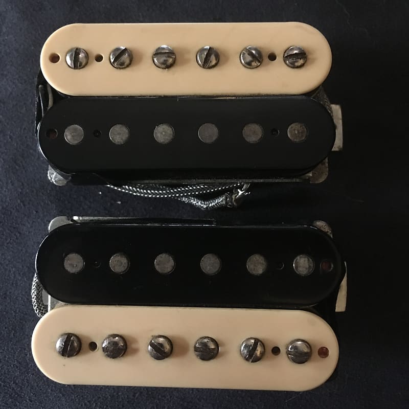 Gibson Tim Shaw PAF reissue pickups 1982 Zebra | Reverb