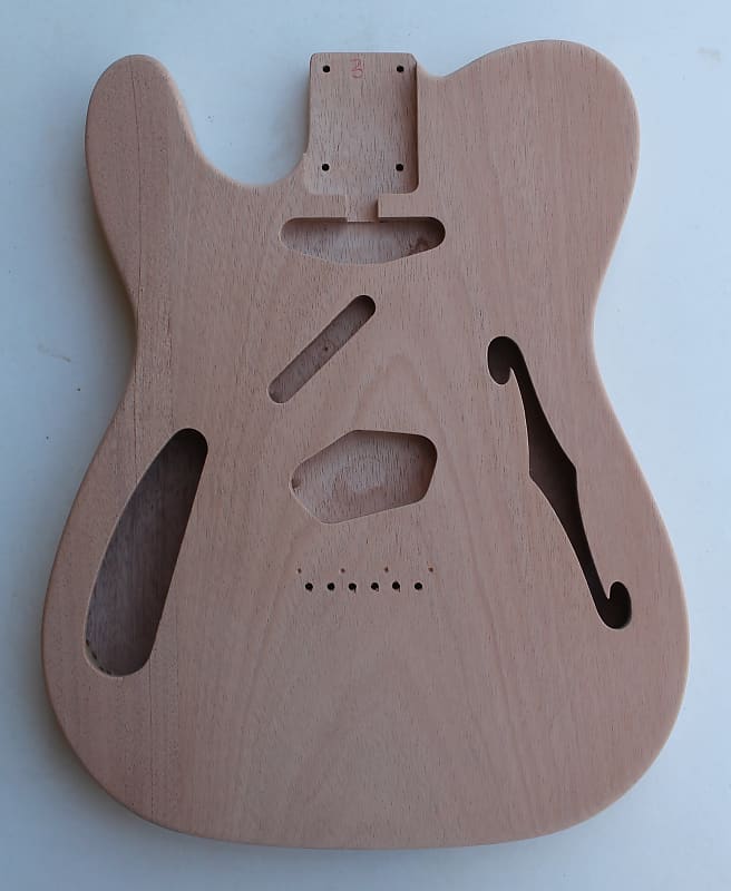 AMERICAN MADE T-LINE TELE STYLE BODY - LEFT HANDED - MAHOGANY | Reverb