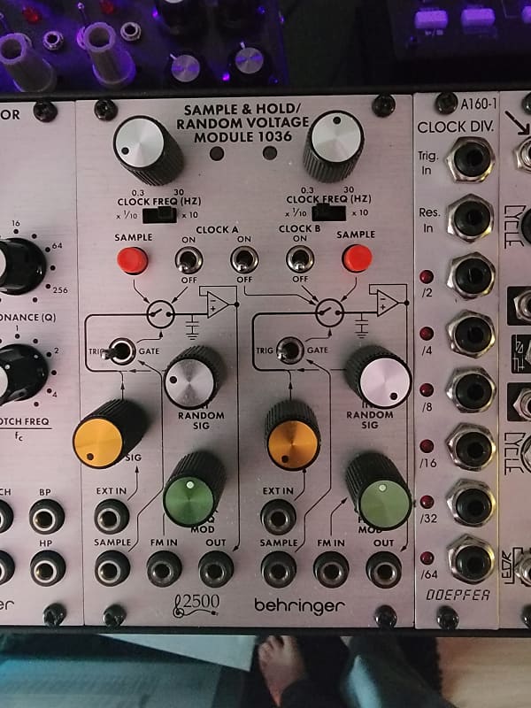 Behringer SAMPLE & HOLD/RANDOM VOLTAGE MODULE 1036 2022 - | Reverb