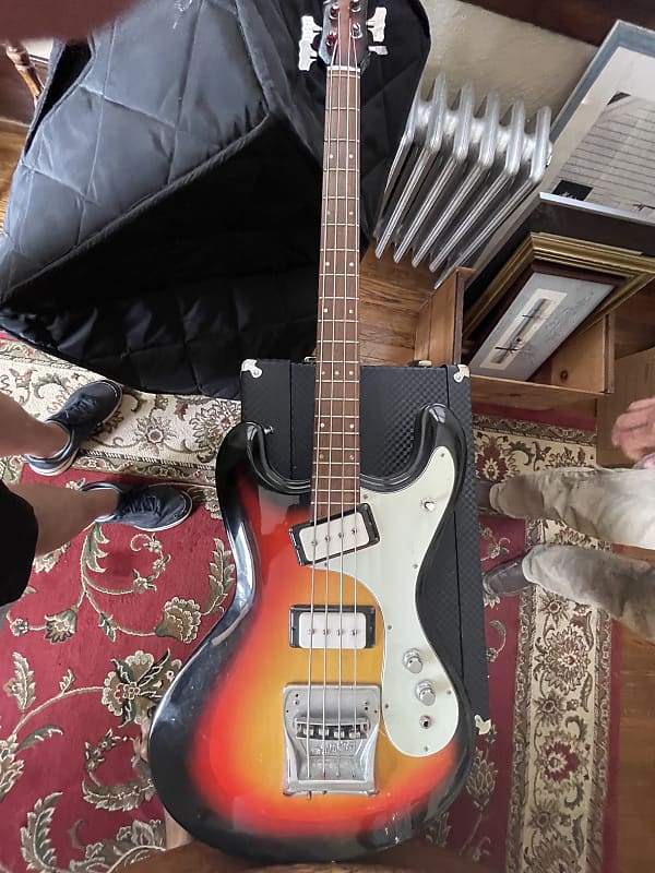 Morales Bass (VERY RARE) Zenon 1960's ( 300 Mosrite Copy ) | Reverb