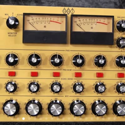 Aengus/API Custom 8 Channel Recording Console side car Mixer | Reverb