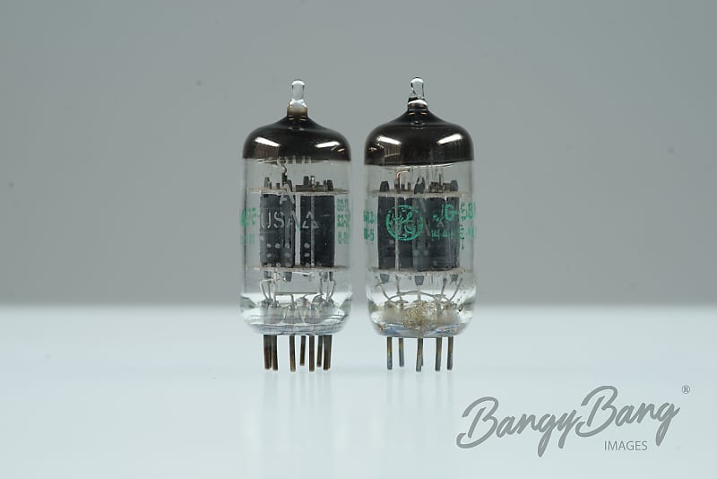 Platinum Matched Pair General Electric JAN-5814A / 12AU7 / | Reverb