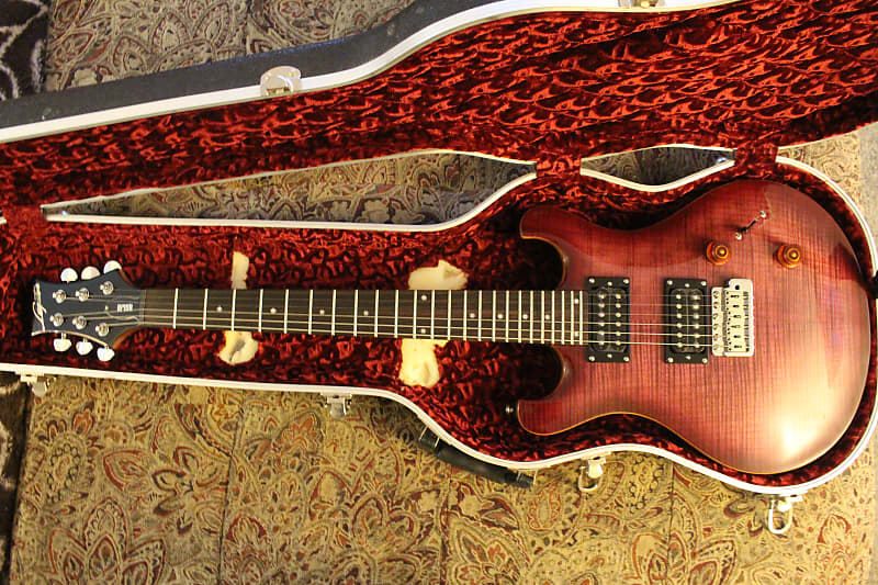 Legator Helio DC350 Purple Flame w/ TKL Hard Case | Reverb