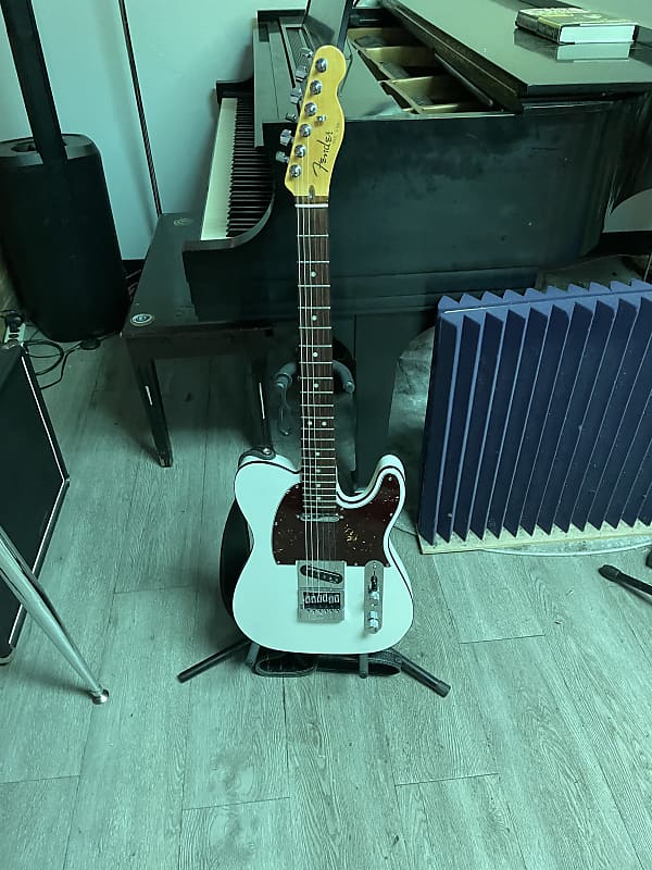Fender american telecaster elite with evertune - artic white | Reverb