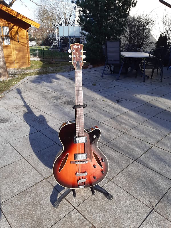 Cort Beck-6 2001 - braun, schwarz, orange, silberfarben | Reverb