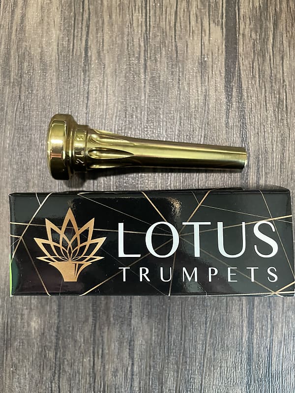 Lotus 3rd Generation Trumpet Mouthpiece - 2L - Bronze - gold | Reverb