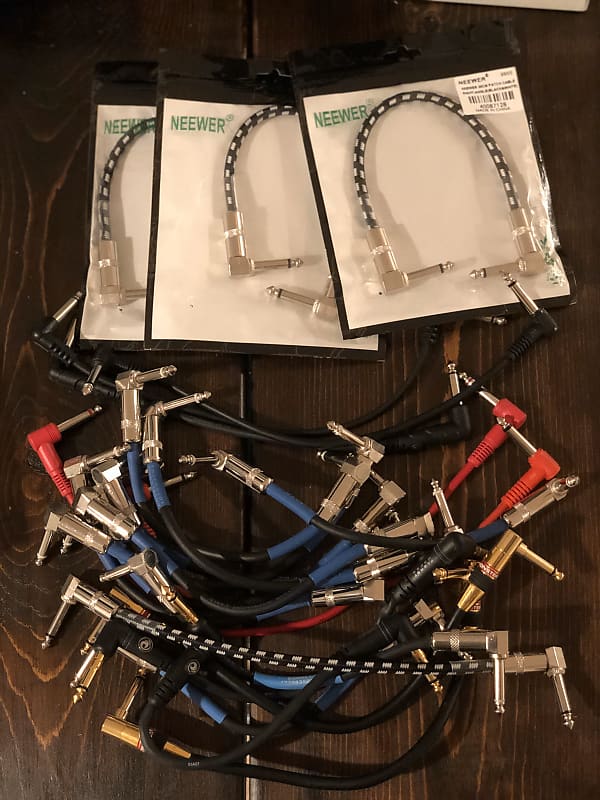 Twenty Random Length Patch Cables | Reverb