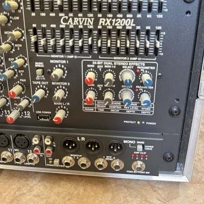 Carvin Audio’s RX1200L 12 channel 1600w Powered Mixer PA | Reverb