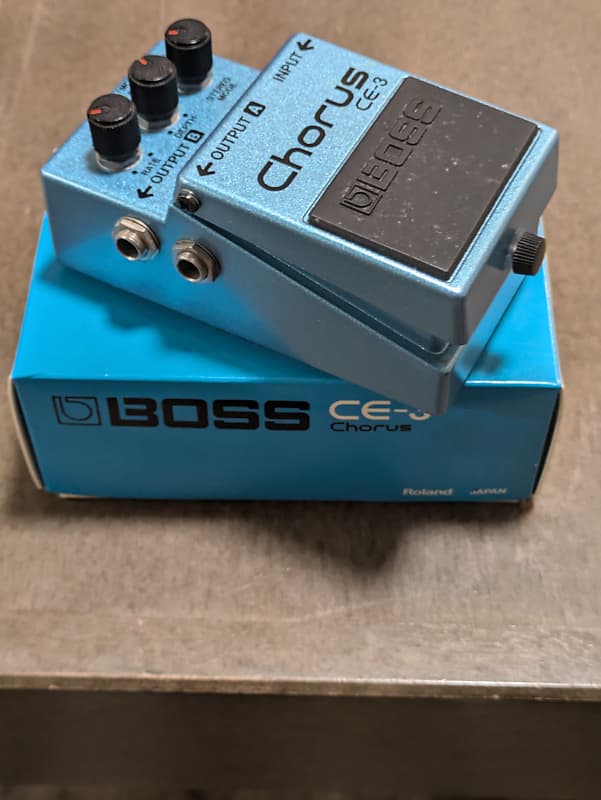 Boss CE-3 Chorus (Green Label) 1984 In Box | Reverb Canada