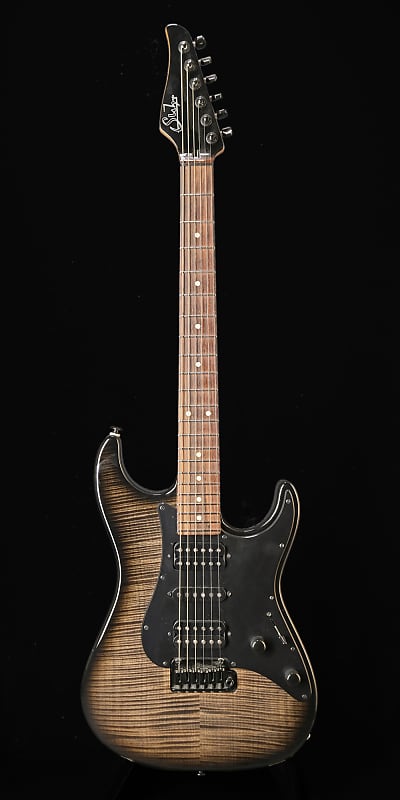 2014 Suhr Standard Reverse Headstock in Trans Charcoal Burst | Reverb