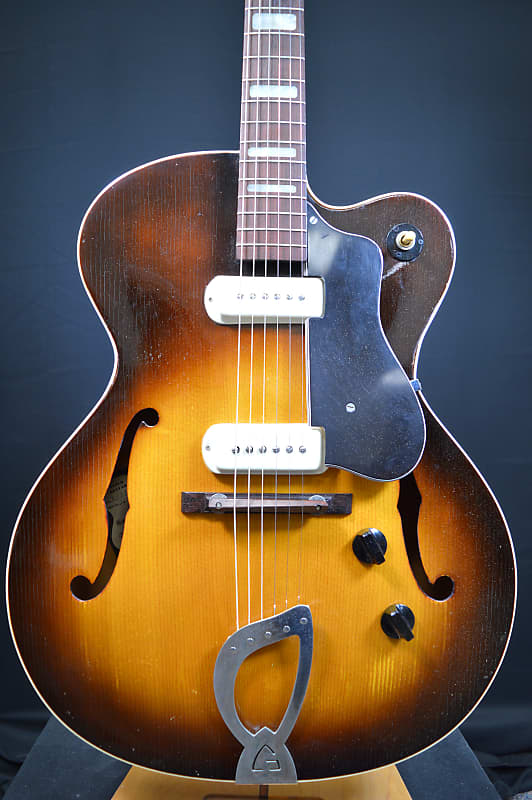 Vintage 1956 Guild X-175 Sunburst w. Lifton Case | Reverb