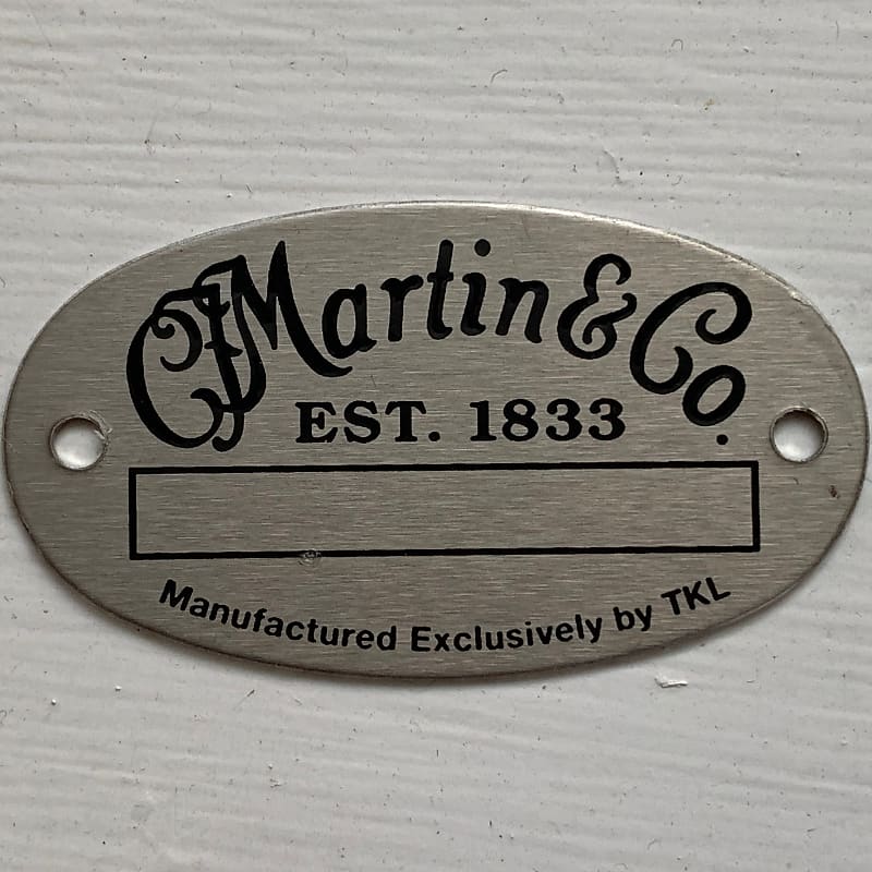 Martin metal badge from TKL "Geib vintage-style" case | Reverb