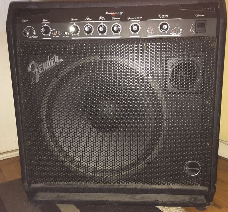 Fender Bassman 100 Bass Combo Amp Black 15" w Tweeter | Reverb