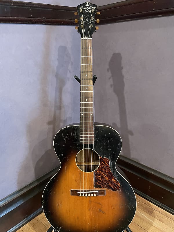 1939 Recording King Carson Robison Jumbo | Reverb