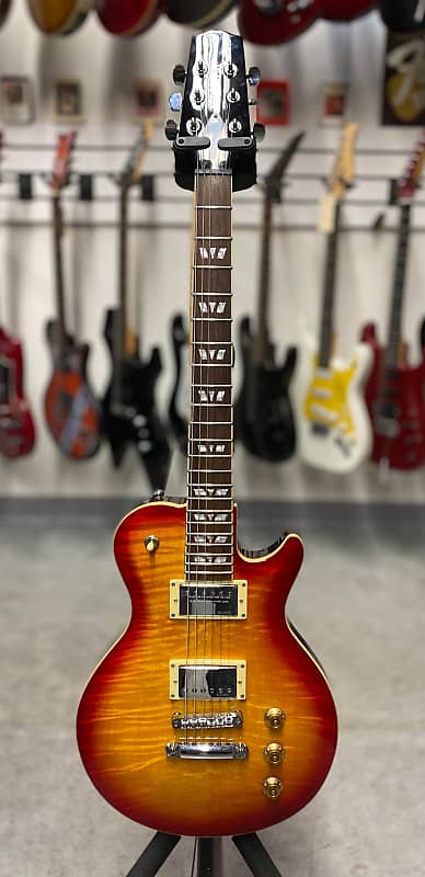 2017 Hamer Monaco - Flame Maple | Reverb