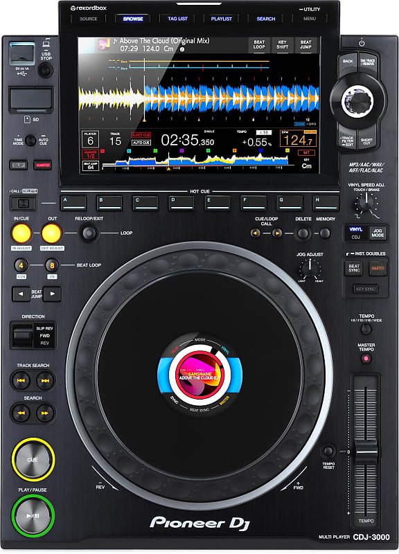 Pioneer DJ CDJ-3000 Professional DJ Media Player (CDJ3000d2) | Reverb
