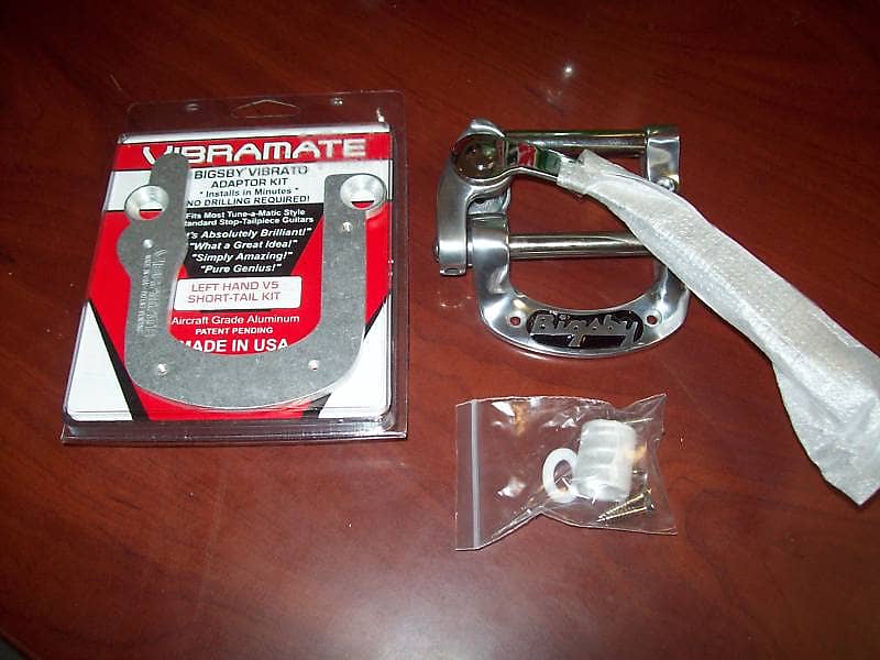 LEFTY Bigsby B5 & Left-Handed V5 SHORT Vibramate Mount Kit | Reverb UK