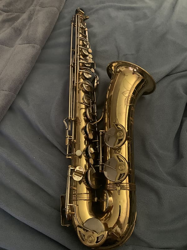 F.E. olds Parisian Tenor Sax Vintage Lacquer | Reverb