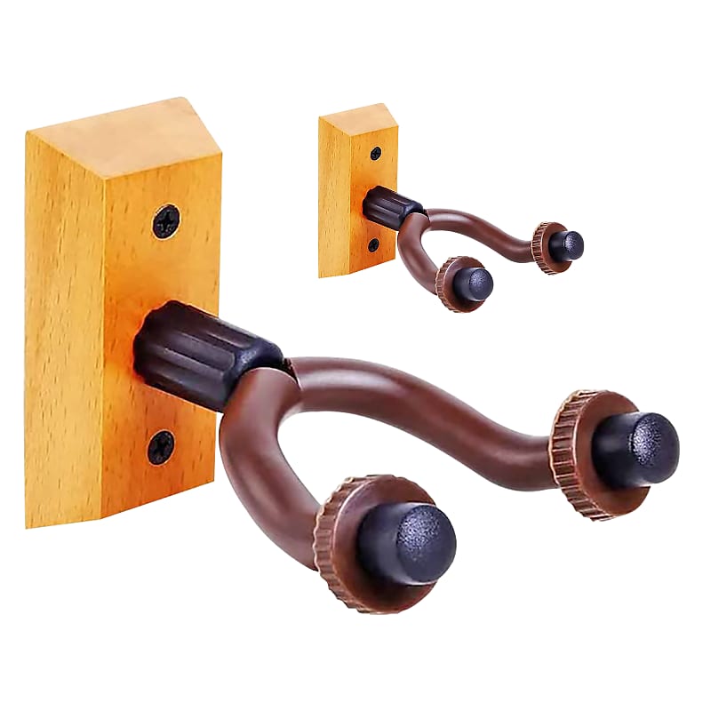 5 Core Guitar Hooks Wall Mount 2 Pieces Heavy Duty Adjustable | Reverb