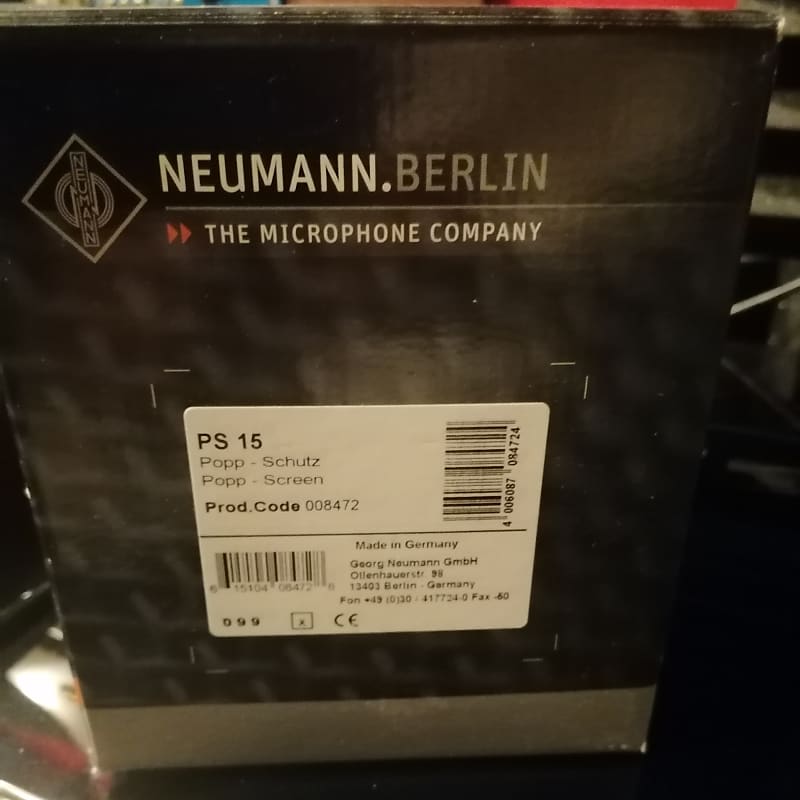 Neumann POP SCEEN PS15 e WS87. in set Nero | Reverb