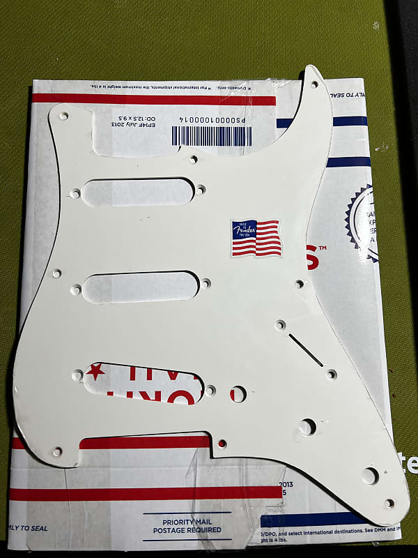 Fender Eric Johnson Pickguard -White | Reverb
