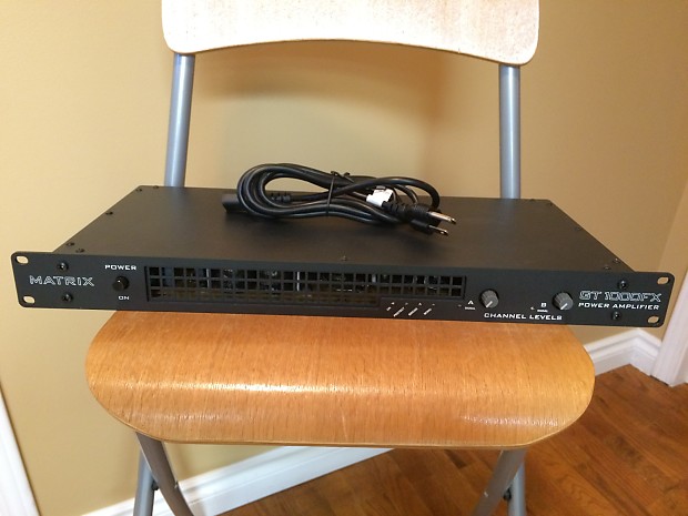 Matrix GT1000FX Rack Power Amp - PERFECT for Axe-Fx, Helix, | Reverb