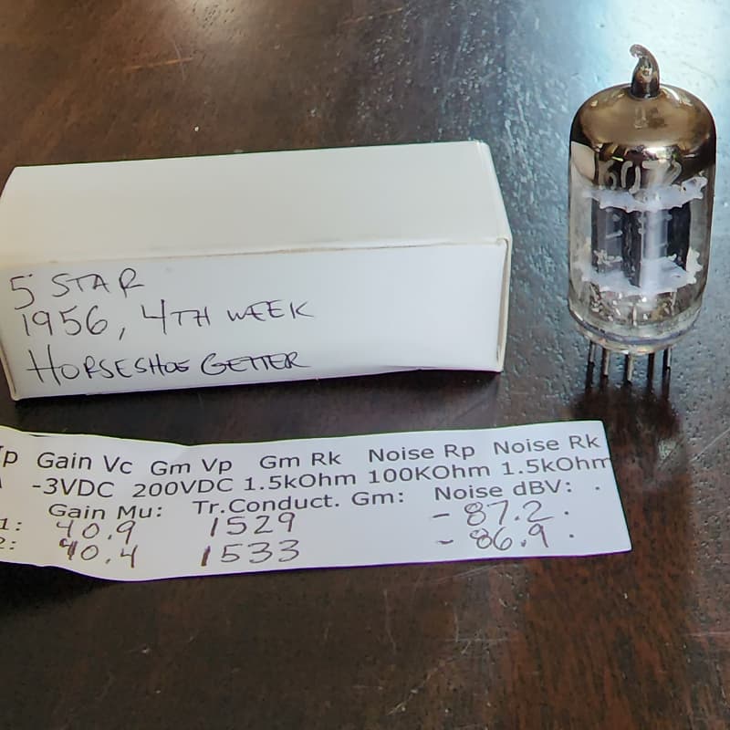 GE 1956 5 Star 6072 Tube Microphone Grade For C12 251 Black | Reverb