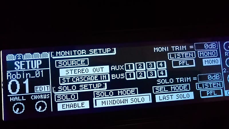 Graphic Display Upgrade - Yamaha 01V Custom LED Display ! | Reverb