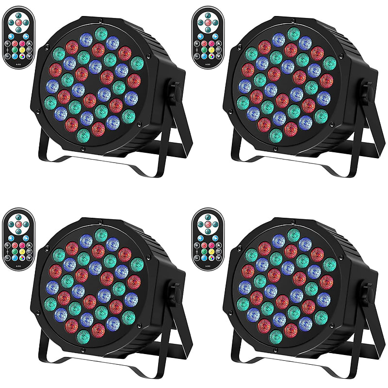 Led Par Lights 36 Led Stage Lights 9 Modes Rgb Dj Lights With | Reverb