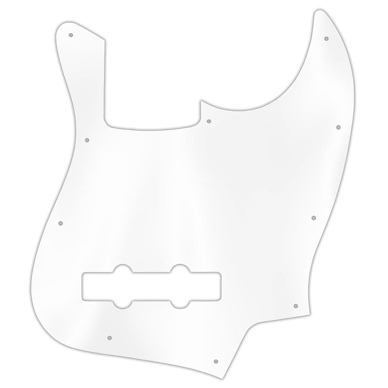 CLEAR TRANSPARENT Pickguard for Fender® Jazz Bass USA MIM | Reverb
