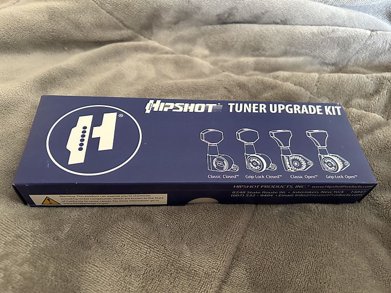 Hipshot Directrofit Locking Tuners - Chrome - 6 in-a-line | Reverb