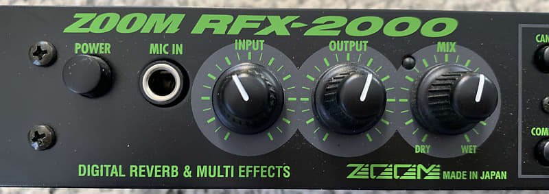 Zoom RFX-2000 Reverb/Delay/Multi-Effects | Reverb