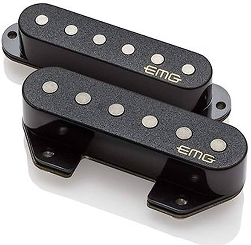 EMG T-52 Set Classic Telecaster Guitar Pickup, Black | Reverb