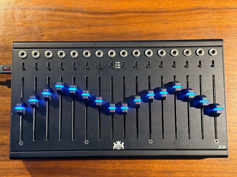 Michigan Synth Works XVI Desktop Faderbank 2020 - Black | Reverb