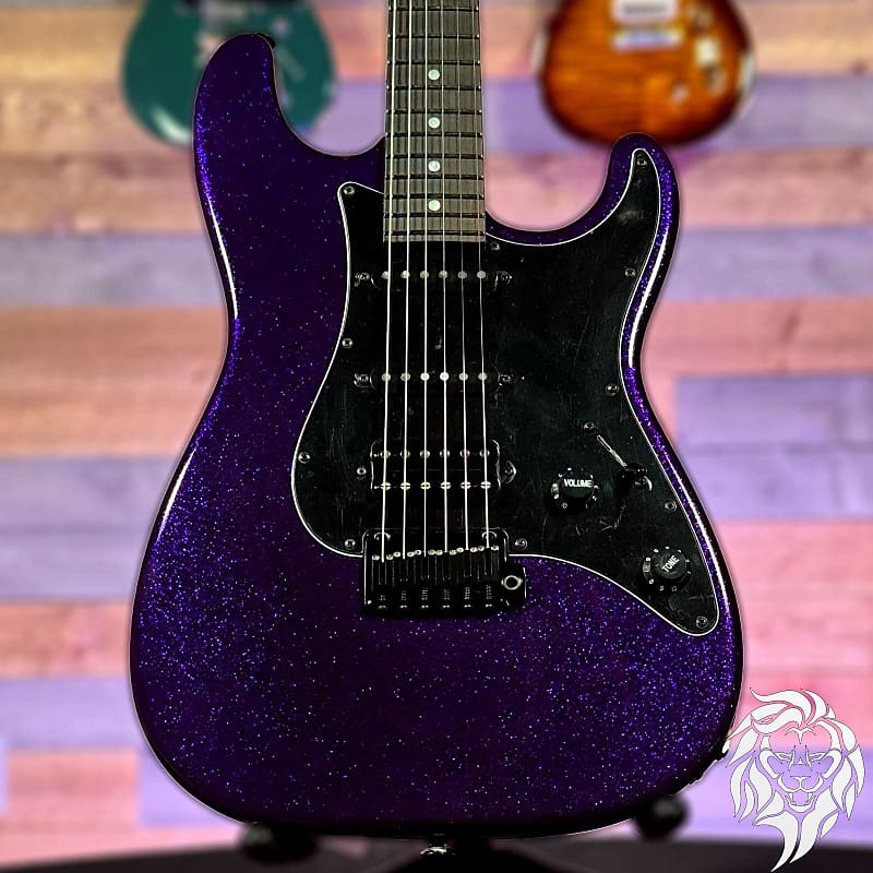 Suhr Custom Classic S Matching Headstock Ebony Board Purple | Reverb