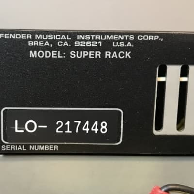 Fender Super Rack 1990 Super 60 head | Reverb