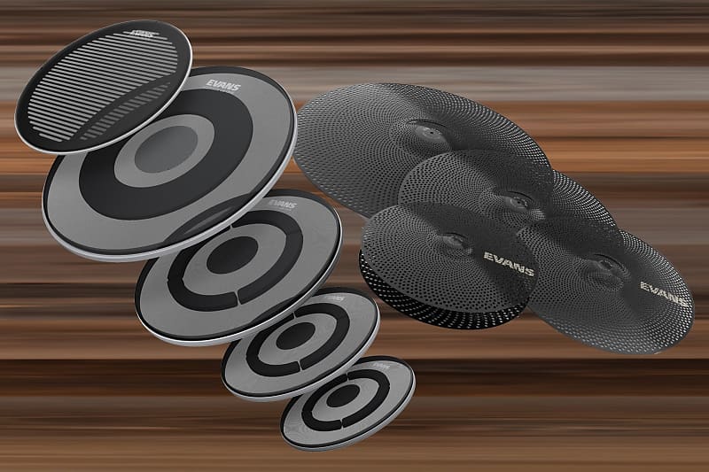 EVANS DB ONE MESH HEAD ROCK SYSTEM 10,12,14,16,22 PLUS 5 | Reverb