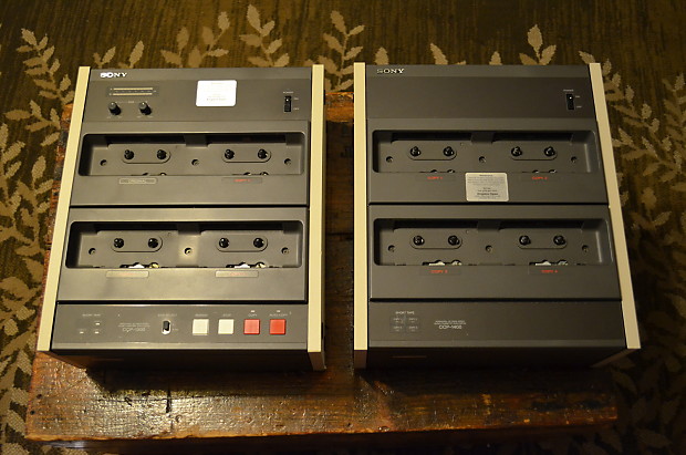 Sony CCP 1300 & 1400 Cassette Duplicator 8 Tape Recorder | Reverb