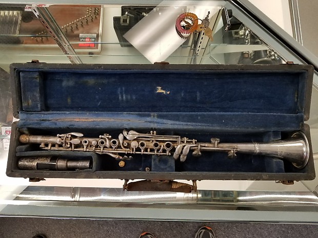 HARRY PEDLER ELKHART IND PREMIERE Silver Plate Clarinet | Reverb