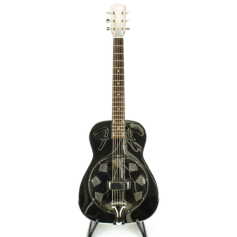 Fender FR48 Steel Resonator w/Hard Case - 2004 - Chrome/Steel | Reverb