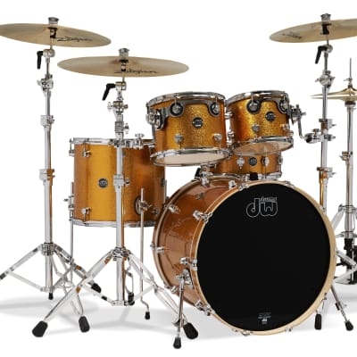 DW Classics Series 4-Piece Drum Kit - Blue Lacquer | Reverb